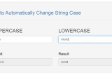 How To Automatically Change String Case In Javascript Sourcecodester